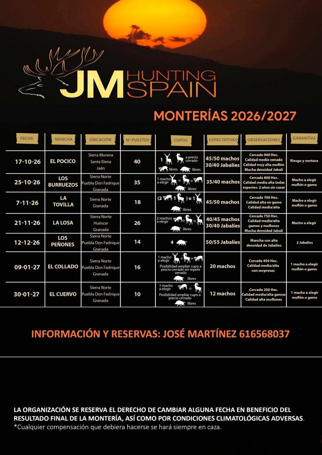 Calidad, variedad de especies y garantía, claves del calendario 2026 ...